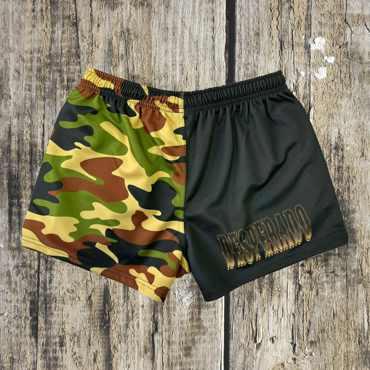 Desperado Co. Green Camo Footy Shorts – the Desperado co.