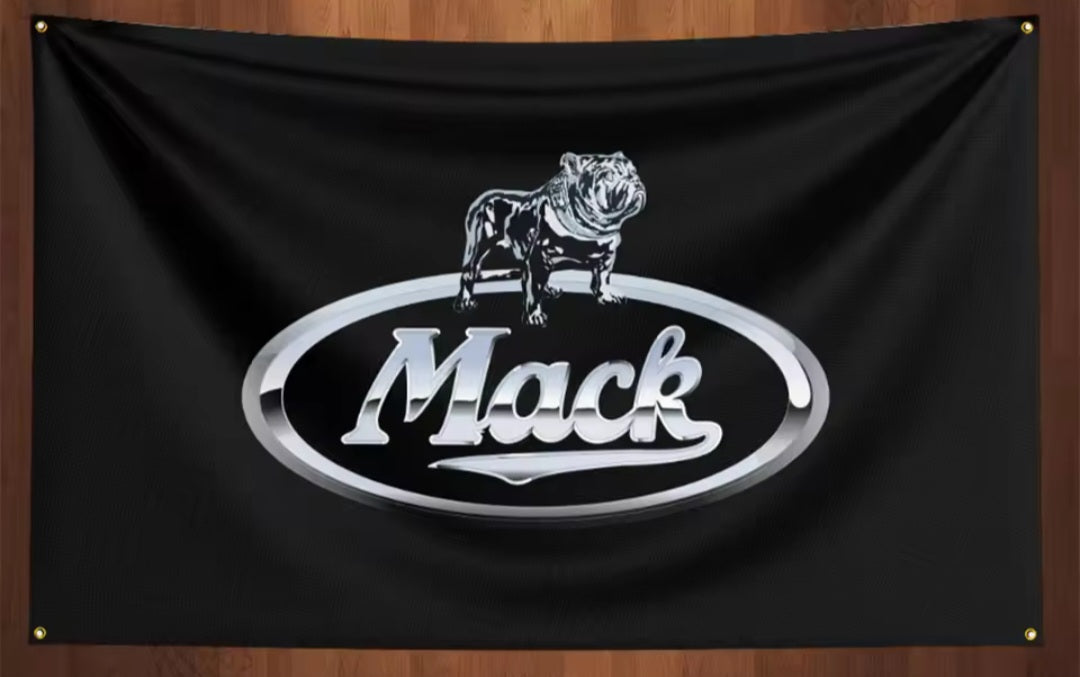 Retro Mack Dog Flag – the Desperado co.